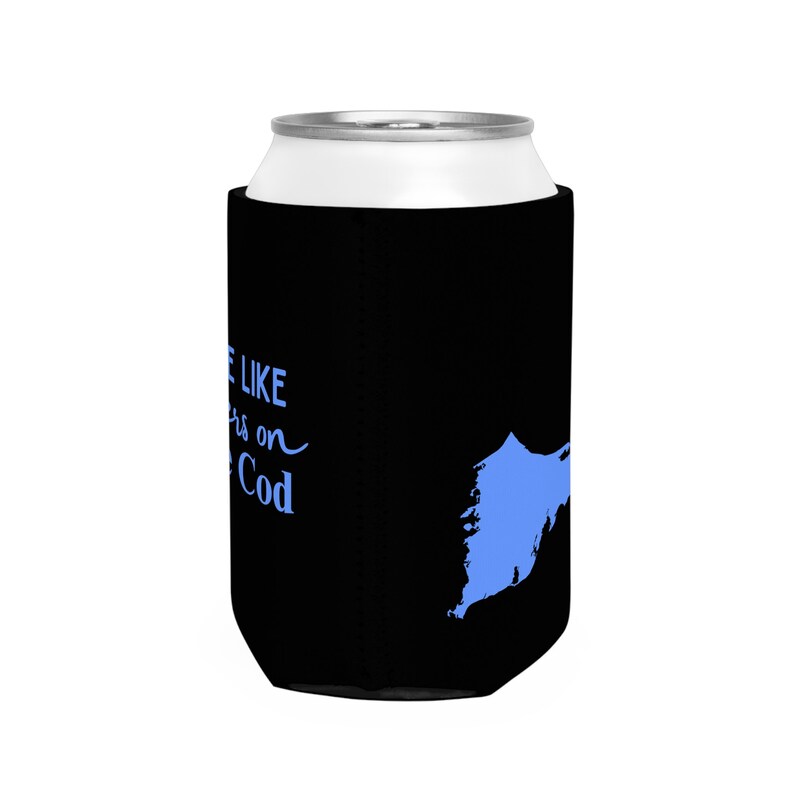 Taste Like Summers on Cape Cod Cooler Koozie Sleeve Blue Font - Etsy