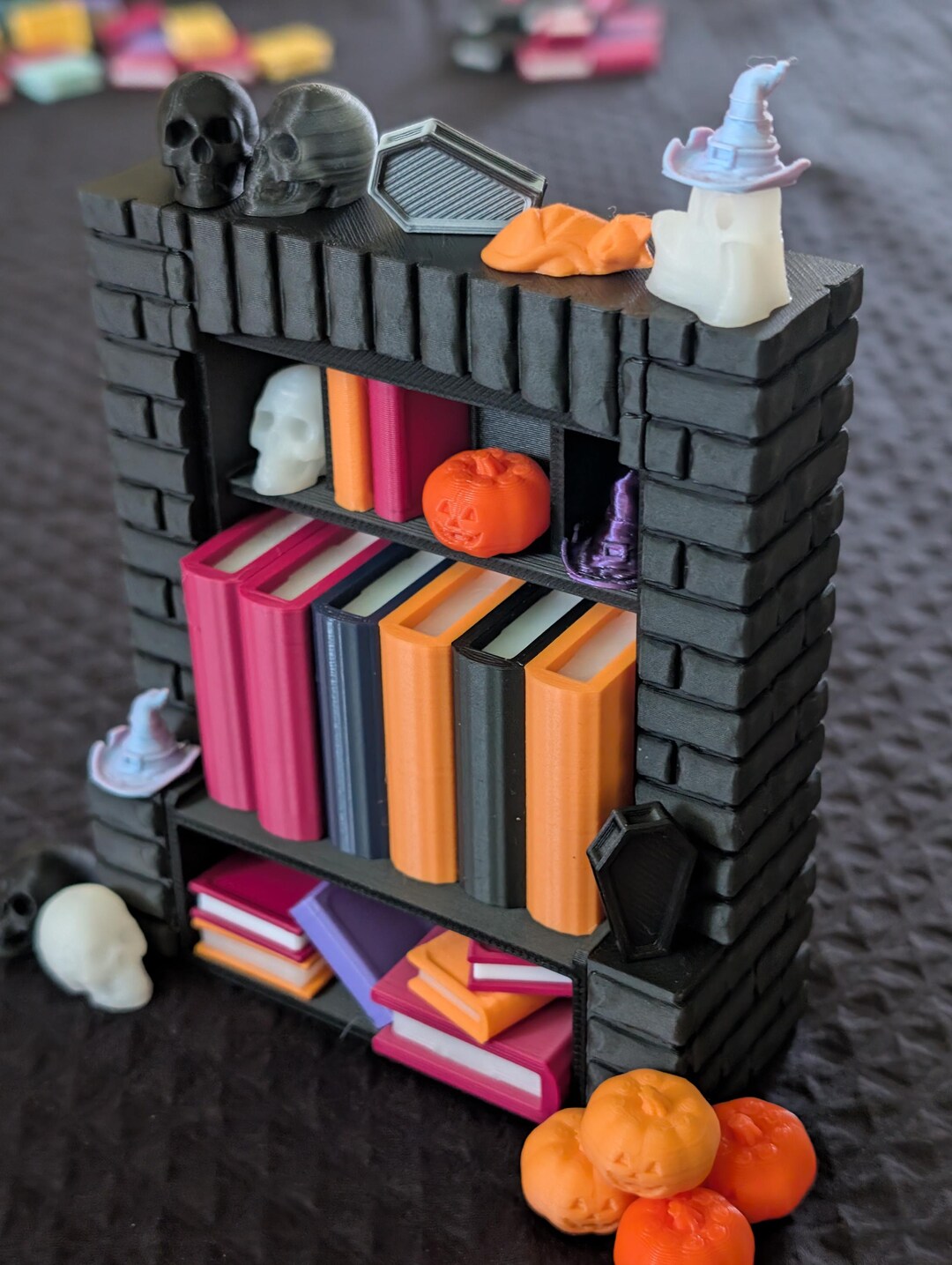 Custom Switch Game Display | Fireplace Bookcase | Switch 2 Game Storage ...