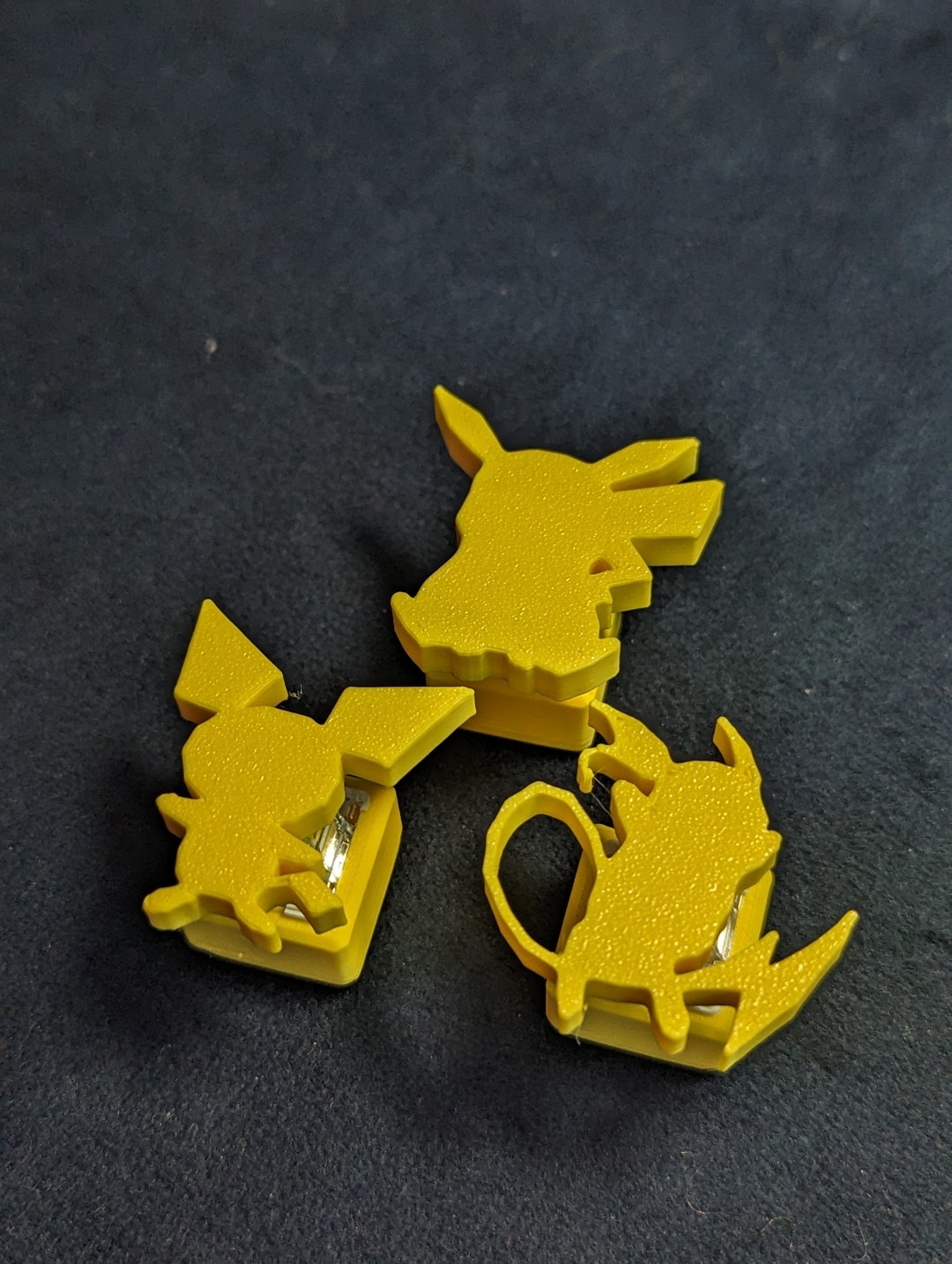 Pikachu Evolution Line Pokemon Fidget Toys Gift Box Matte Yellow - Etsy