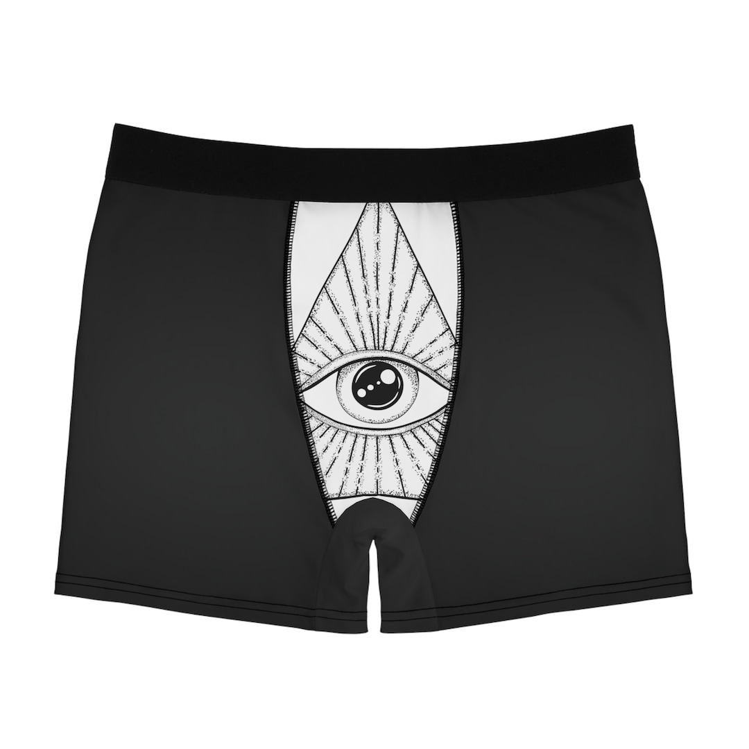 Third Eye Unique Rare Design Men's Boxer Briefs AOP Swimwear ...