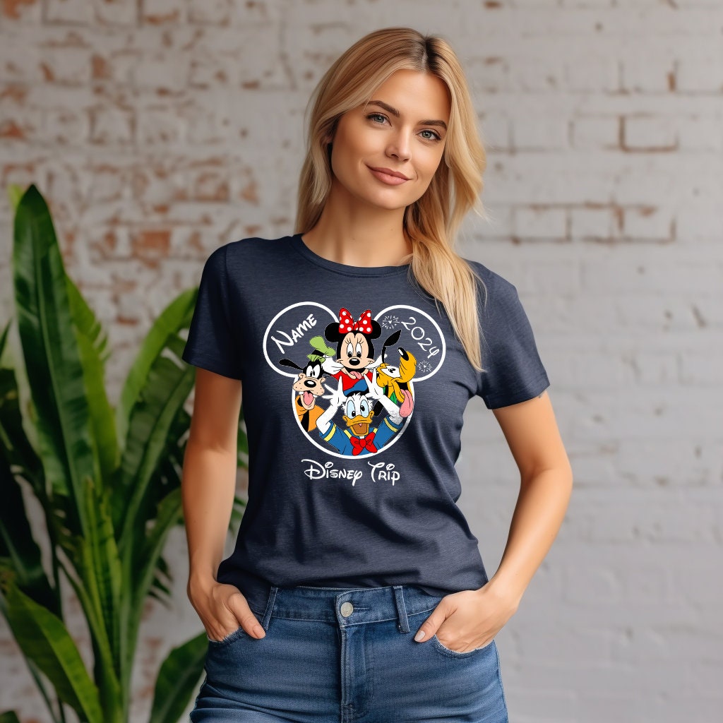 Custom Disney Matching Shirts, Disney 2024 Vacation Shirt, Disneyworld ...