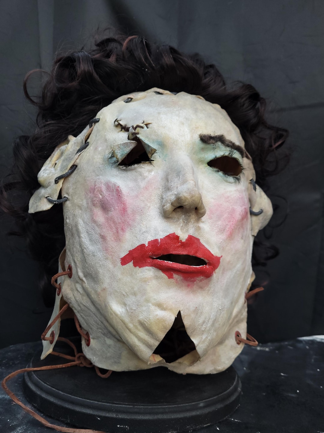 PRETTY WOMAN LEATHERFACE Latex Mask 1974 Method - Etsy