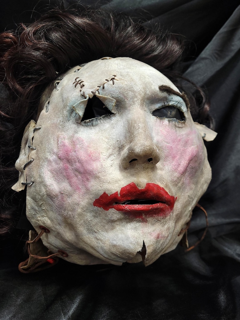PRETTY WOMAN LEATHERFACE Latex Mask 1974 Fiberglass Method - Etsy