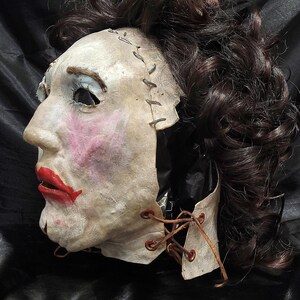 PRETTY WOMAN LEATHERFACE Latex Mask 1974 Fiberglass Method - Etsy