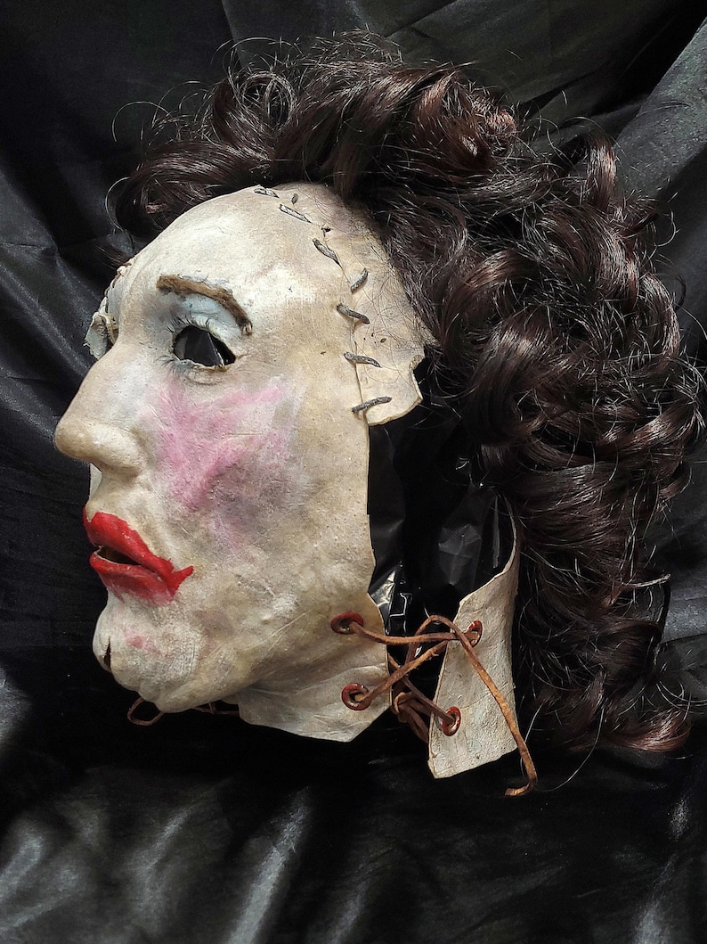 PRETTY WOMAN LEATHERFACE Latex Mask 1974 Fiberglass Method - Etsy