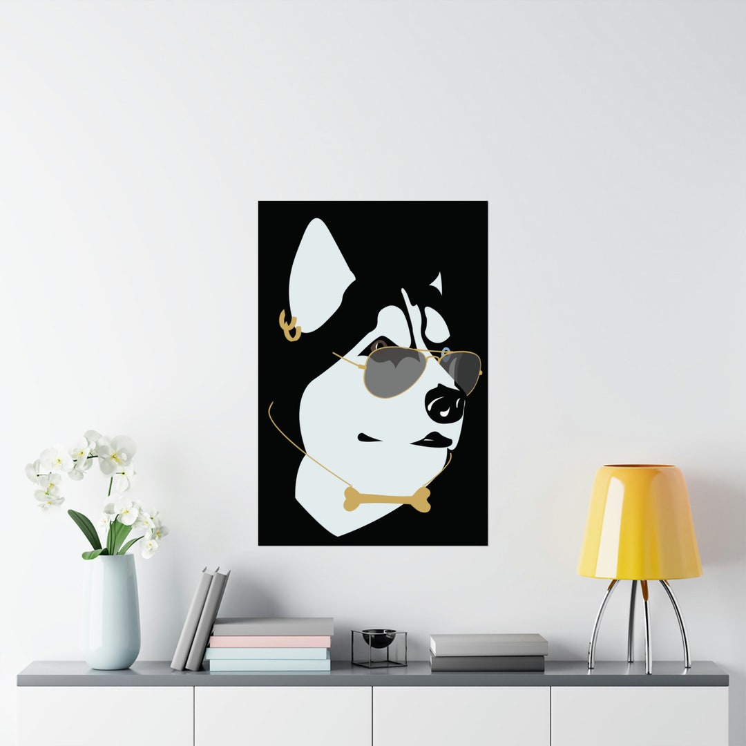 Cool Dog Matte Vertical Posters - Etsy