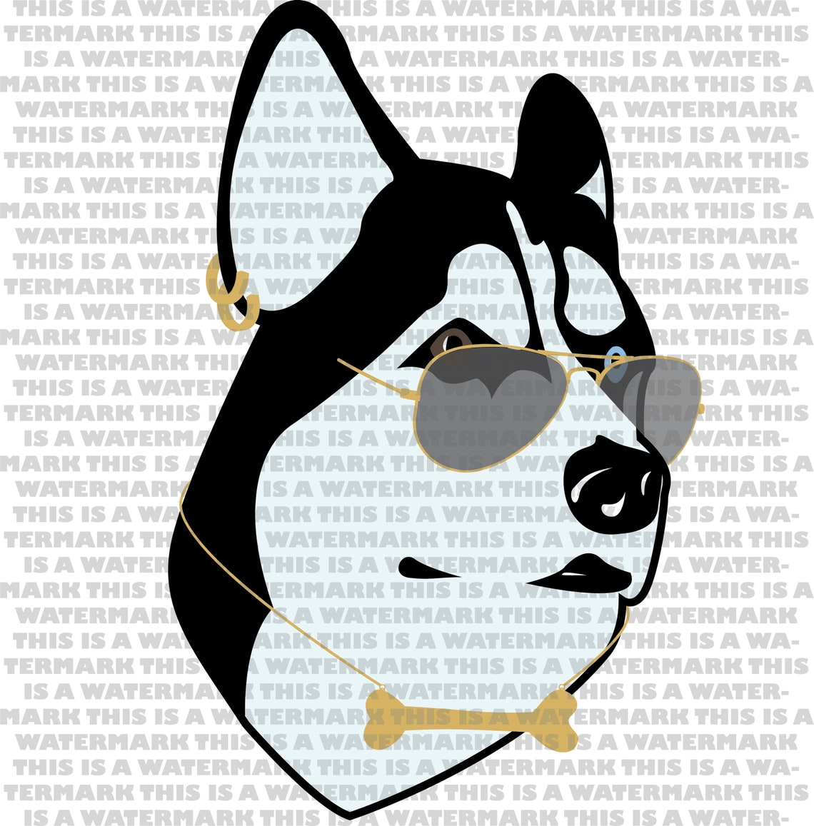 Cool Dog PNG - Etsy