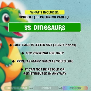 55 Cute Dinosaur Coloring Pages | T-rex Triceratops Stegosaurus ...