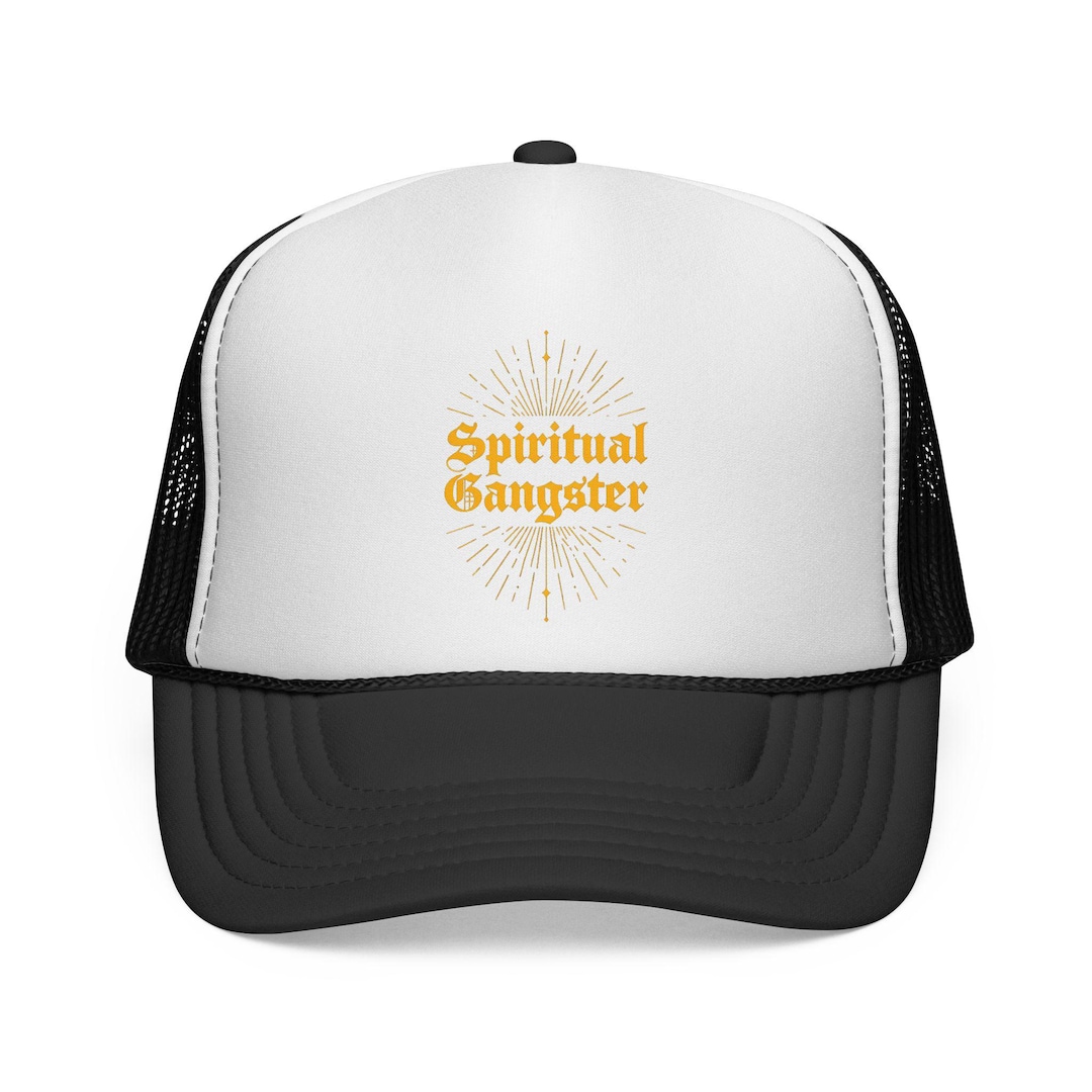 Spiritual Gangster Trucker Cap, Boho Style Hat, Adjustable Snapback ...