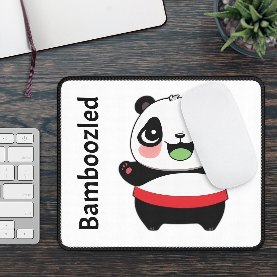 Bamboozled Panda! - Gaming Mouse Pad for Fans of Anime Cartoons Pandas ...