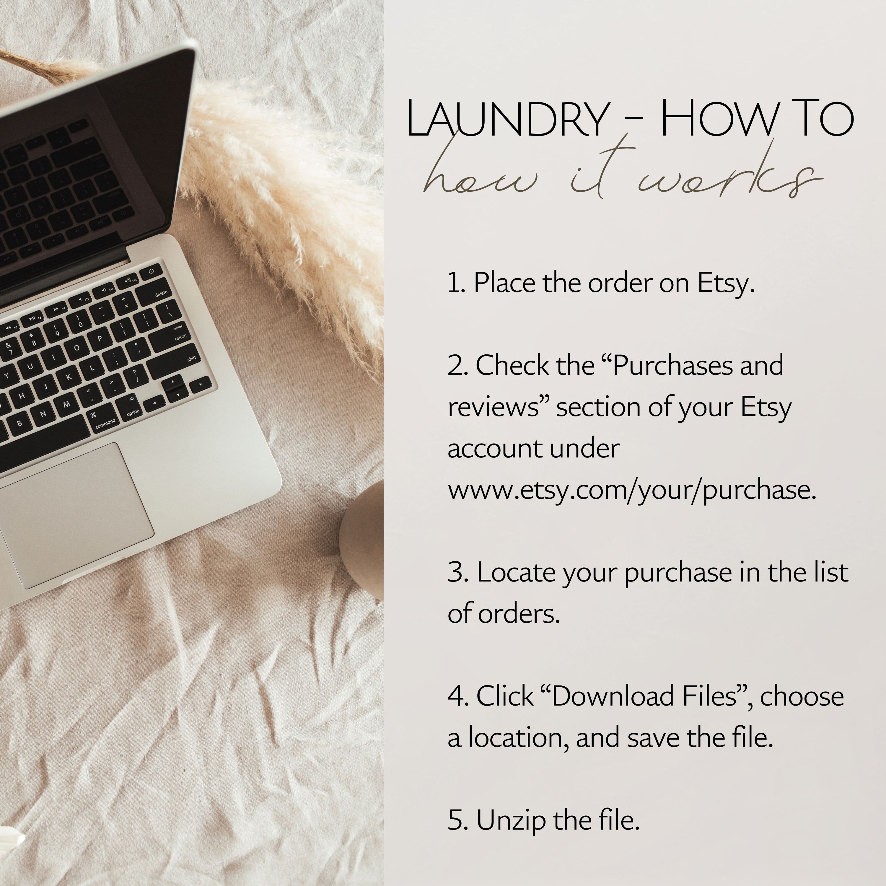 Laundry How to Guide, Printable Washing Planner, Wash and Dry Chores ...