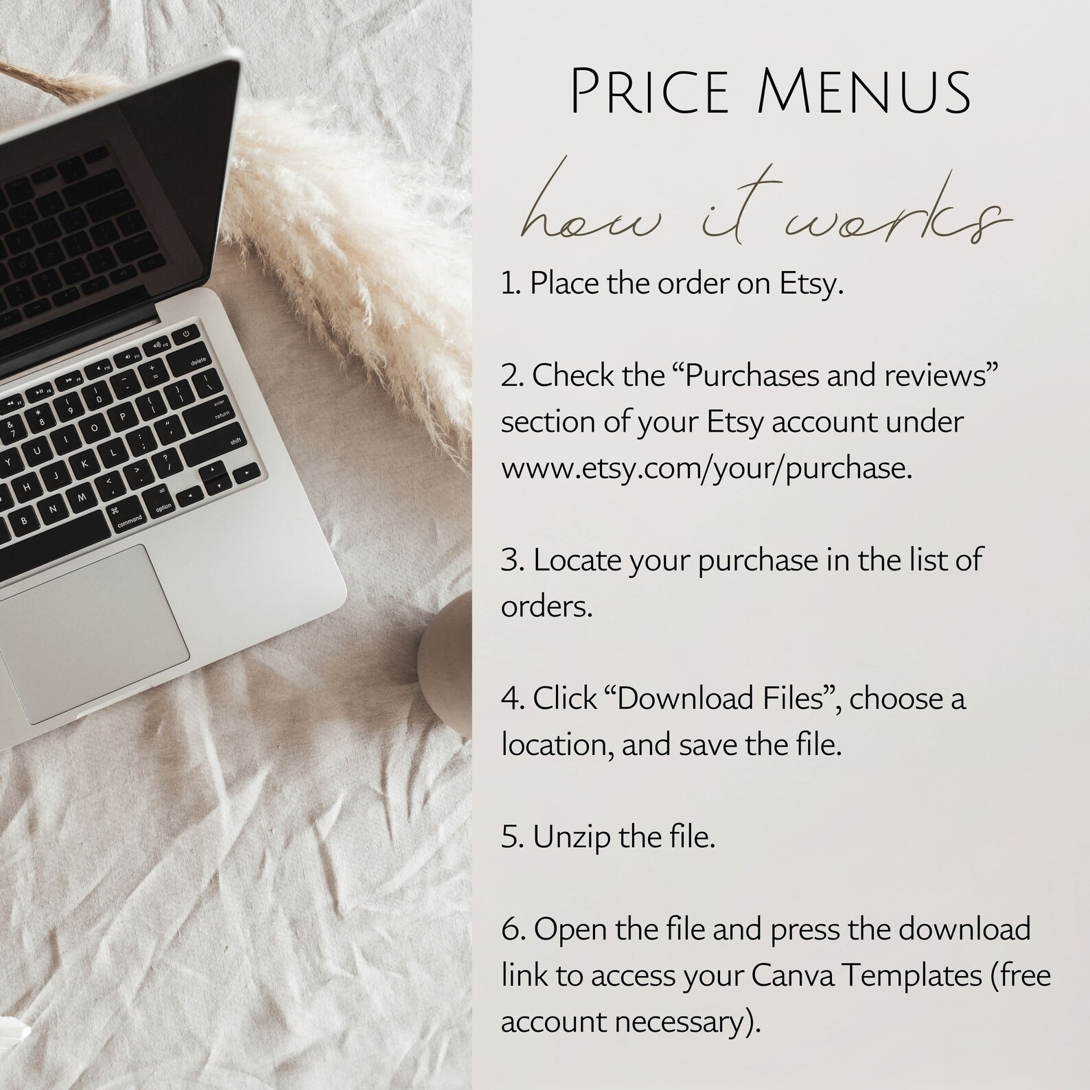 Esthetician Price List, Pricing Menu Templates, Beauty Salon ...