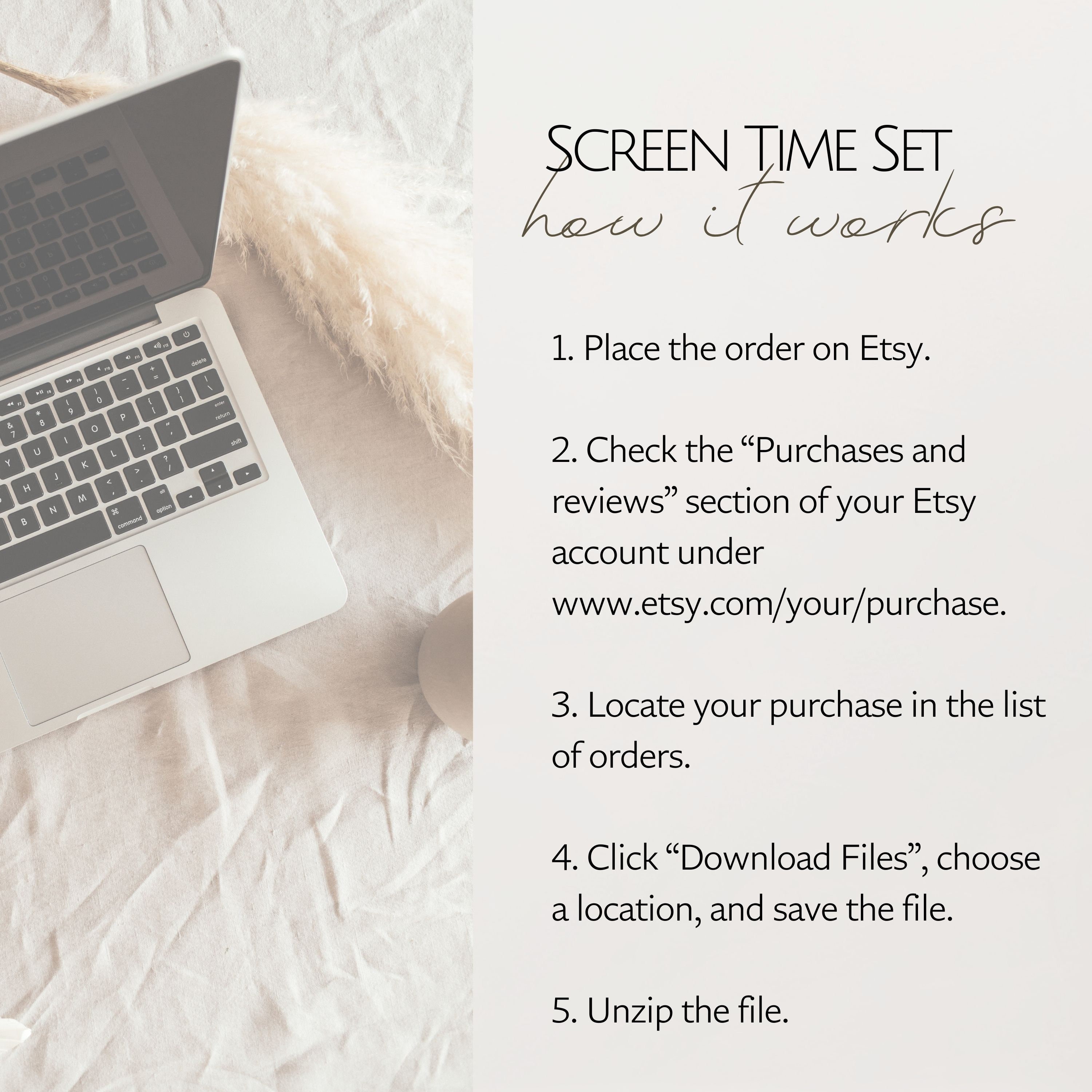 Screen Time Bundle, Printable Screen Time Contract, Digital Behavior ...