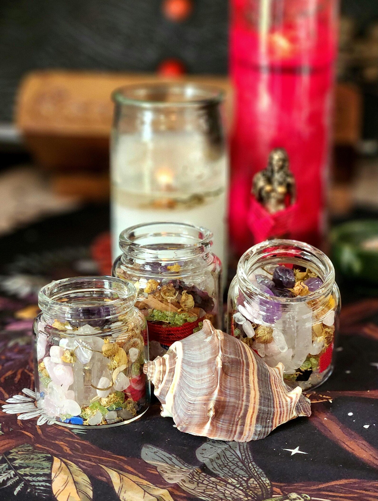 Spell Jars, Intention Jars, Witch Jars, Witch Bottles (mini Jars Are 3 ...