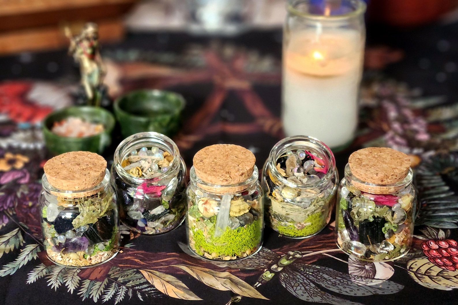 Spell Jars, Intention Jars, Witch Jars, Witch Bottles (mini Jars Are 3 ...