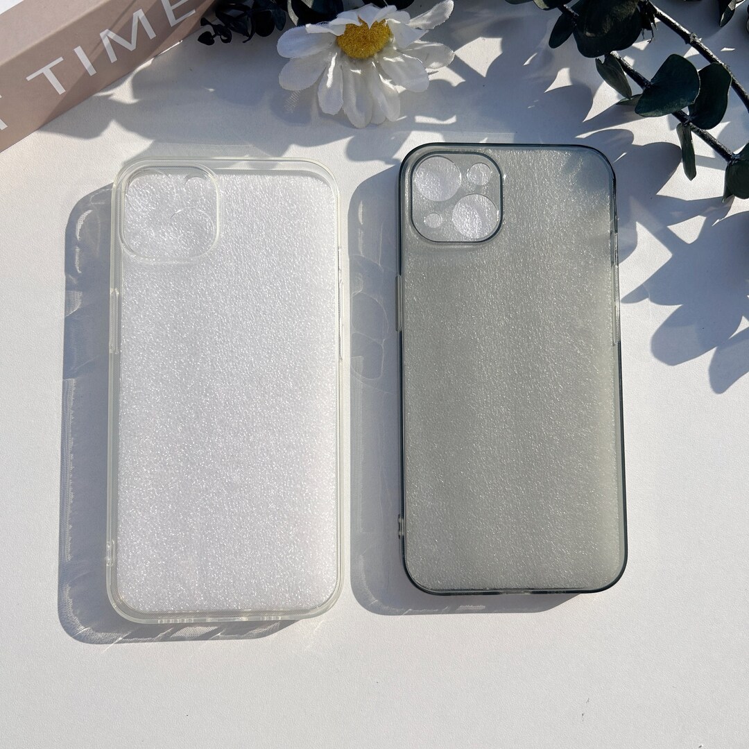 Transparent Silicone Shockproof Clear and Black Clear iPhone Case for ...