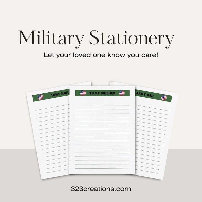 Military Camo Stationary Paper Digital Download - Etsy