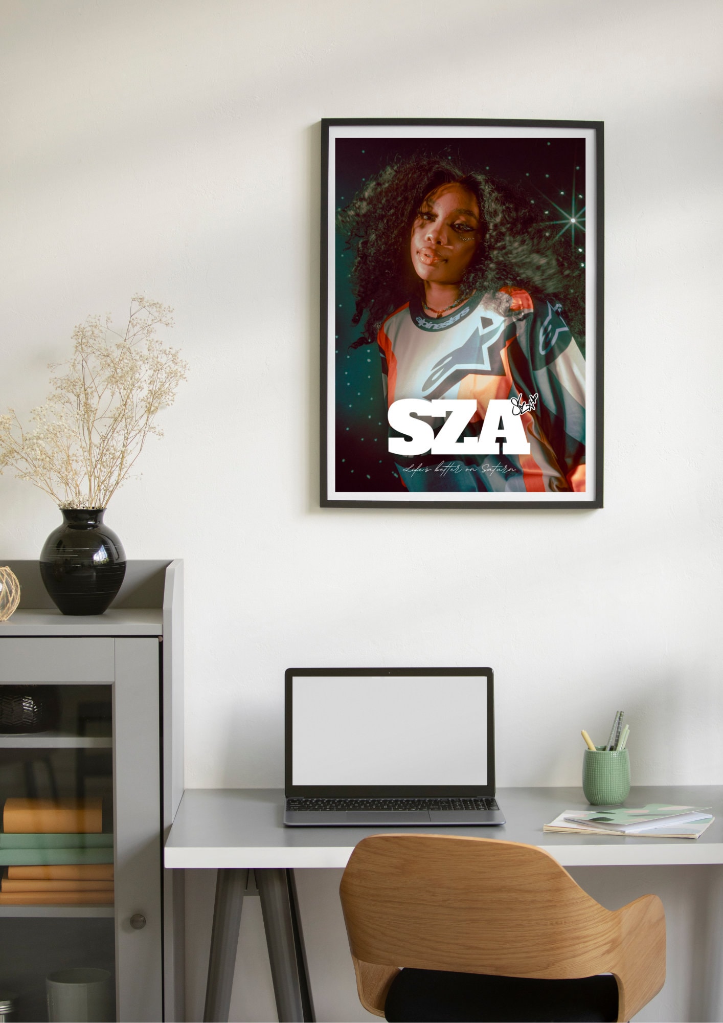 SZA Saturn Poster, RNB Artist Poster, R&B Artist Poster, New Release ...
