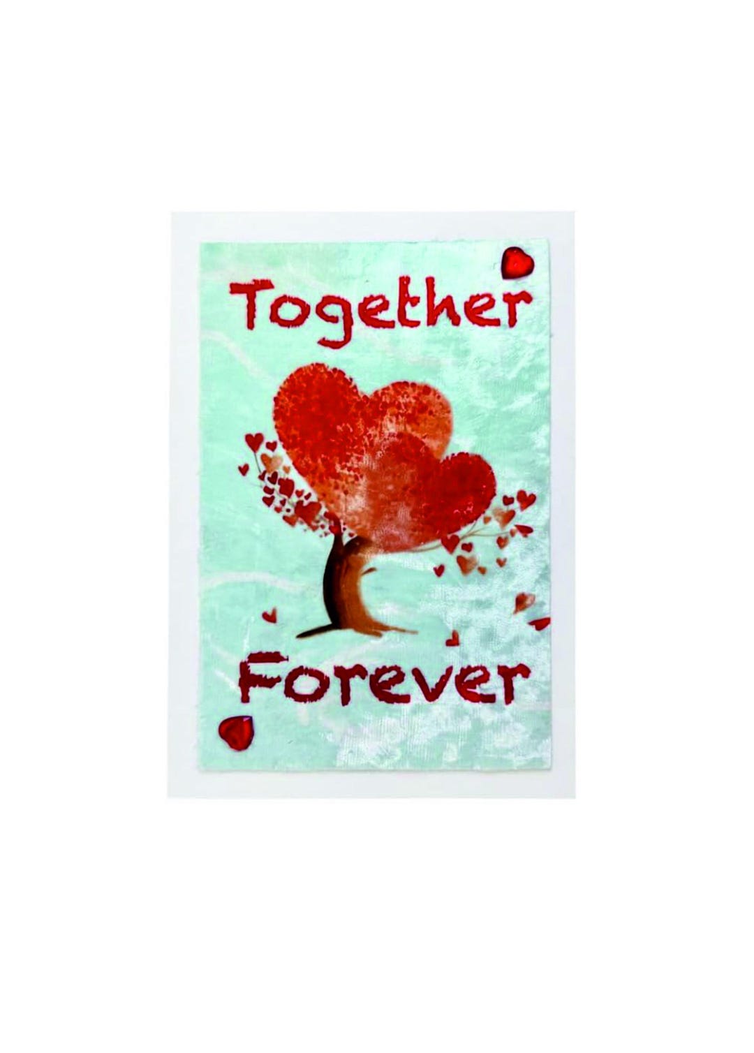 Handmade Together Forever Love Greeting Card for Couples, Any Occasion ...
