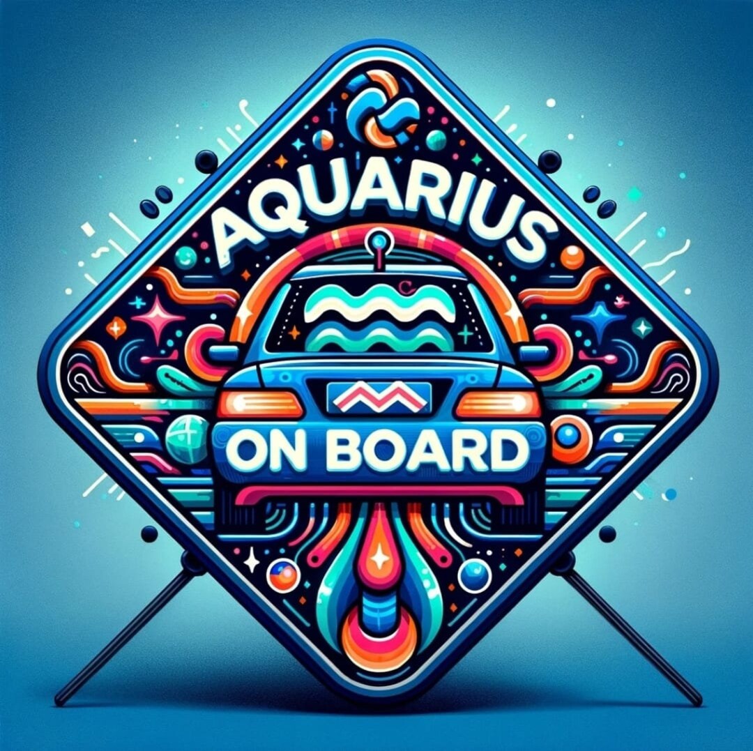 Aquarius, Car Accessories, Banners, Zodiac Signs, Astrological Signs ...