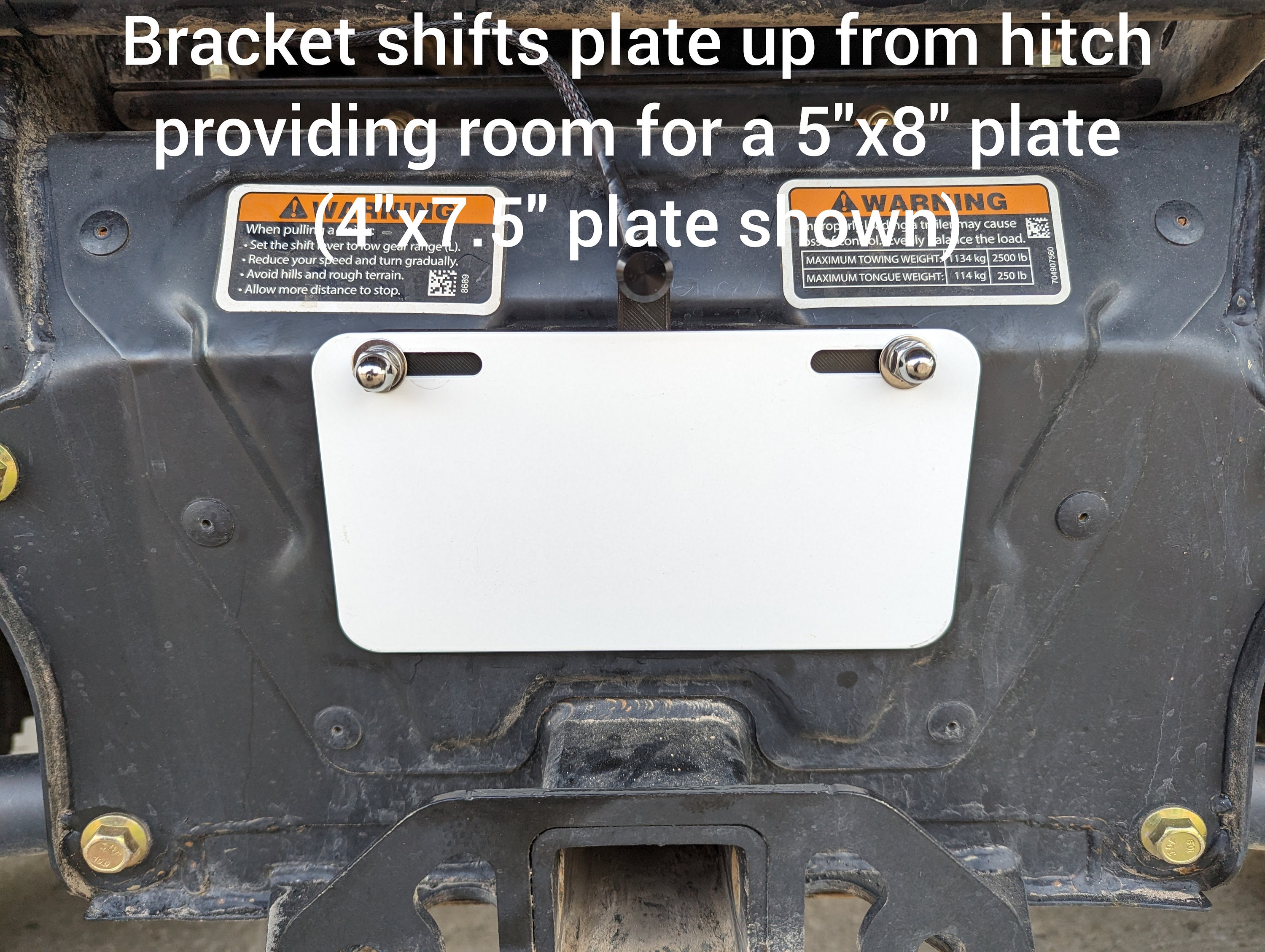 Can-am Defender License Plate Bracket - Etsy