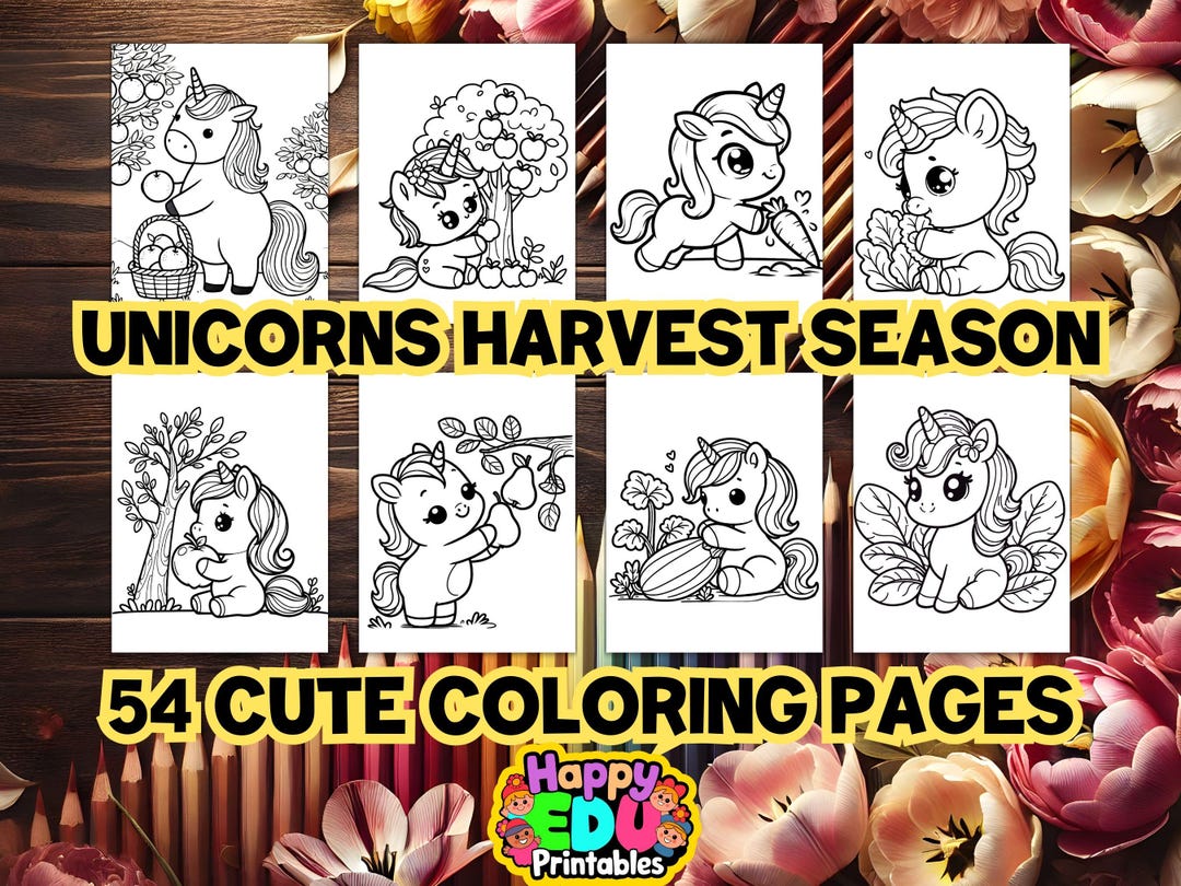 Unicorn Coloring Pages | Coloring Printables for Preschool Kids ...