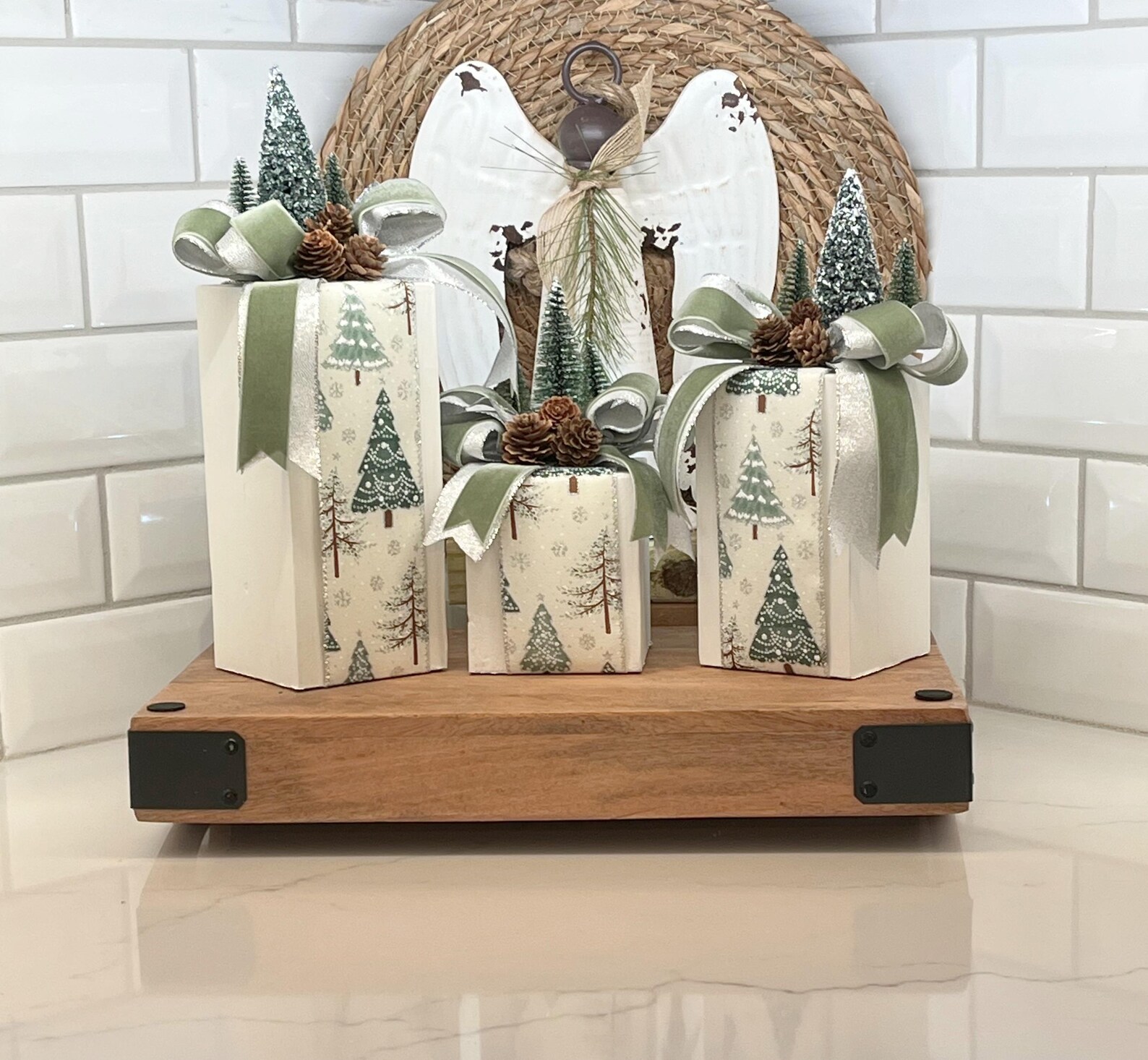 Forest Decorations Woodland Decor Cozy Winter Forest Art Gift for Mom ...