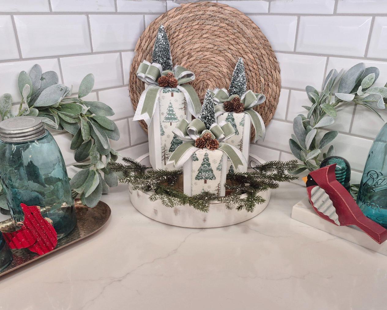 Forest Decorations Woodland Decor Cozy Winter Forest Art Gift for Mom ...