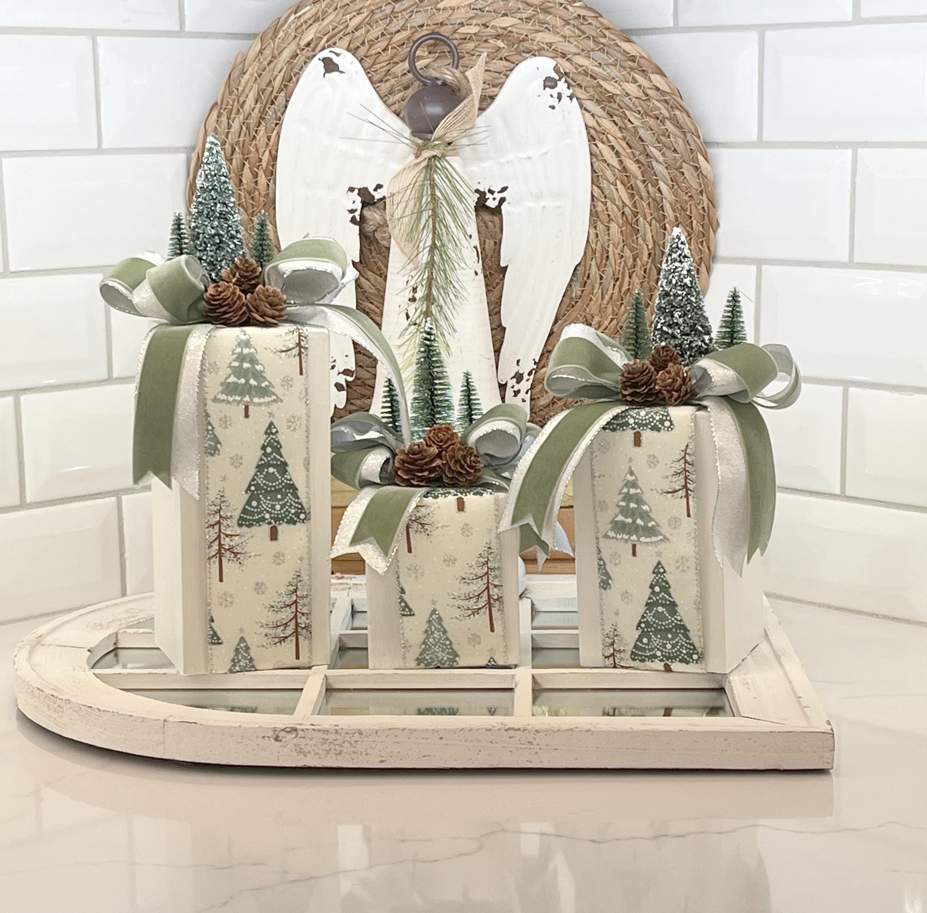 Forest Decorations Woodland Decor Cozy Winter Forest Art Gift for Mom ...