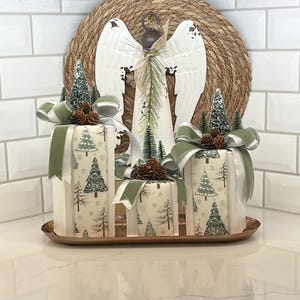 Forest Decorations Woodland Decor Cozy Winter Forest Art Gift for Mom ...