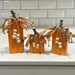 Wood Pumpkins Set, 2x4 Pumpkins Centerpiece, Wood Blocks Modern ...