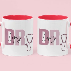 Personalized Doctor Name Coffee Mug Customized for Dr Gift for ...