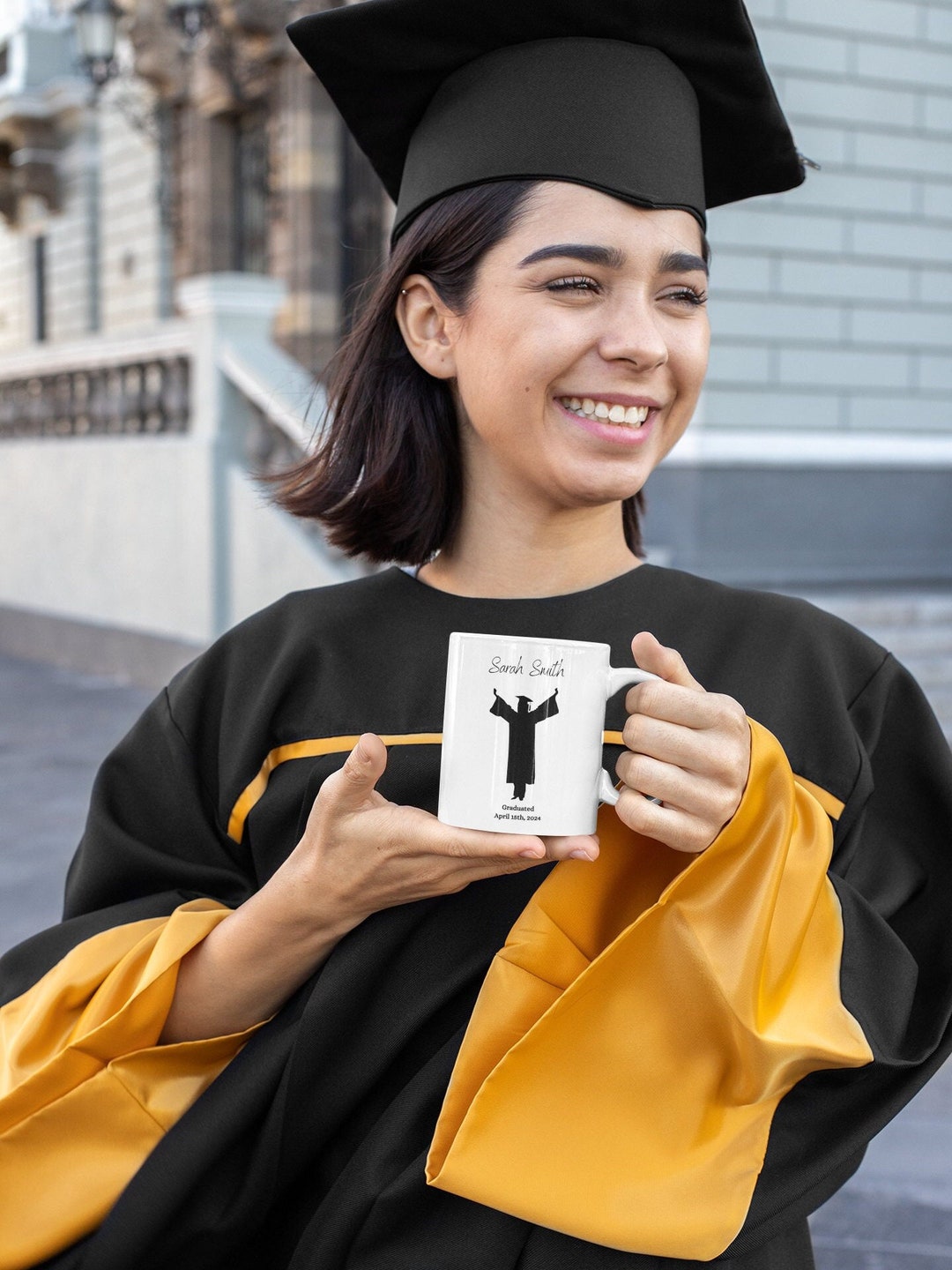 Personalized Graduation Name Mug for Her Best Gift for Grad Celebration ...