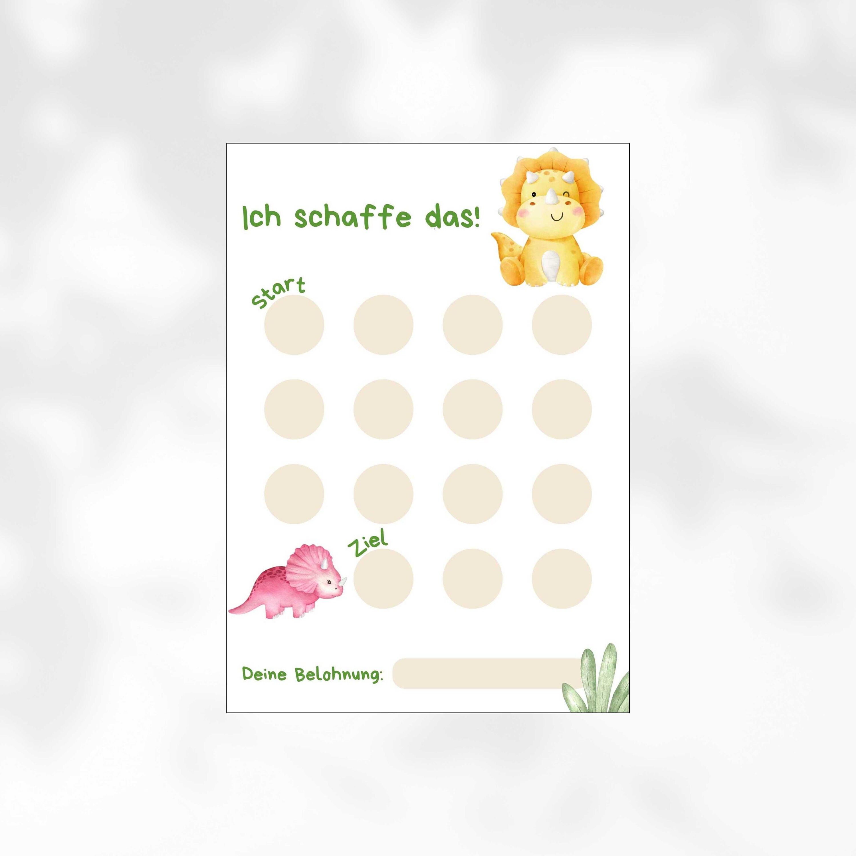 Dino Reward System Children, Dino Reward Plan, Reward Chart for ...