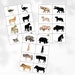 Safari Shadow Matching Game Montessori, Montessori Matching Cards ...