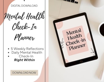 Mental Health Check in Sheet - Etsy