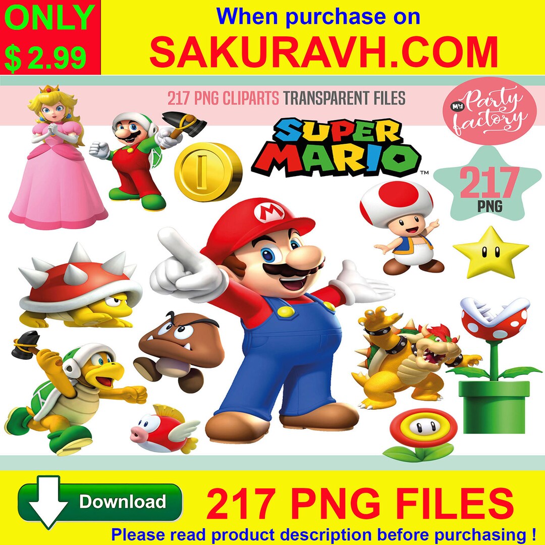 200 PNG Super Mario Clipart,transparent Images, Printable Mario ...
