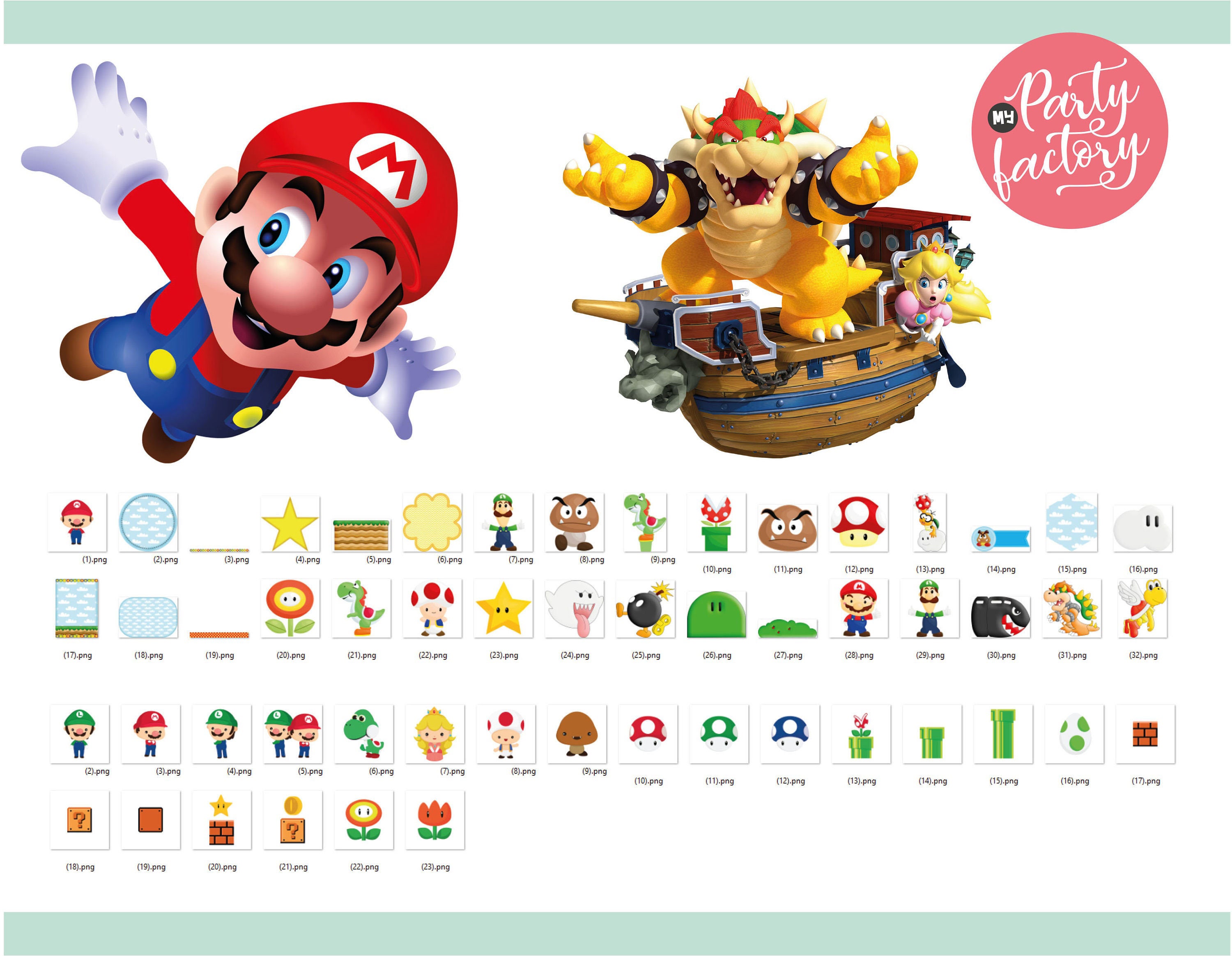200 PNG Super Mario Clipart,transparent Images, Printable Mario ...