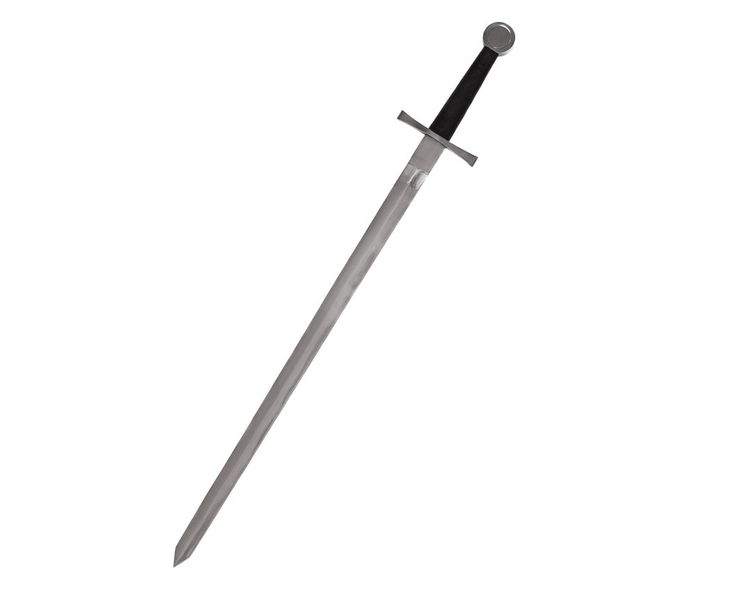 Medieval One-handed Sword With Disc-shaped Pommel, Steel - Etsy