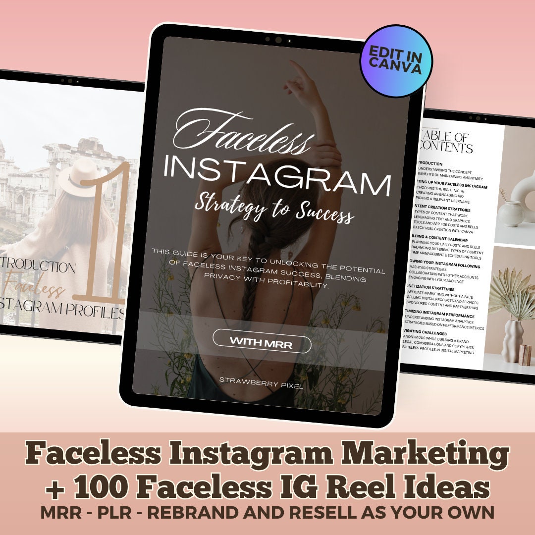 Faceless Instagram Strategy Ultimate Faceless Digital Marketing Guide ...