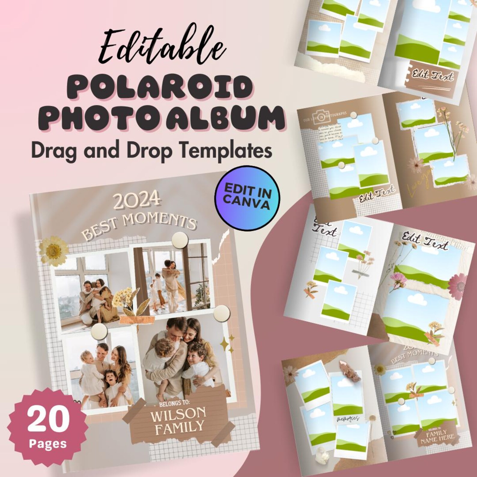 Digital Photo Album, Polaroid Annual Family Album, Digital Magazine ...