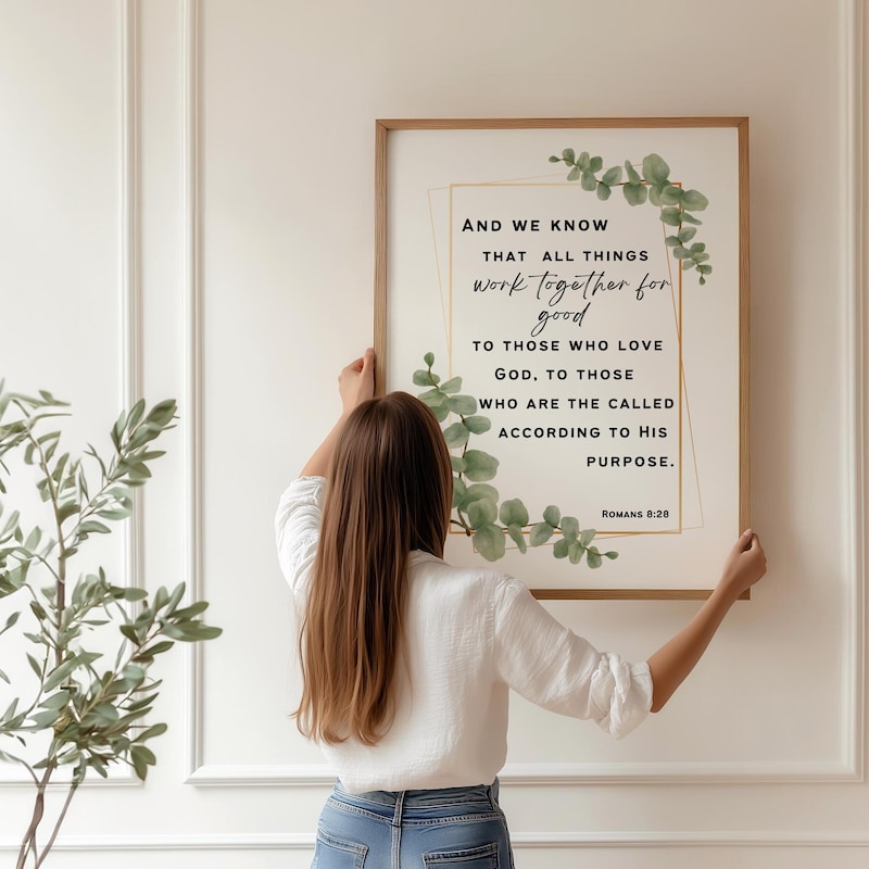 Romans 8 28 - Etsy
