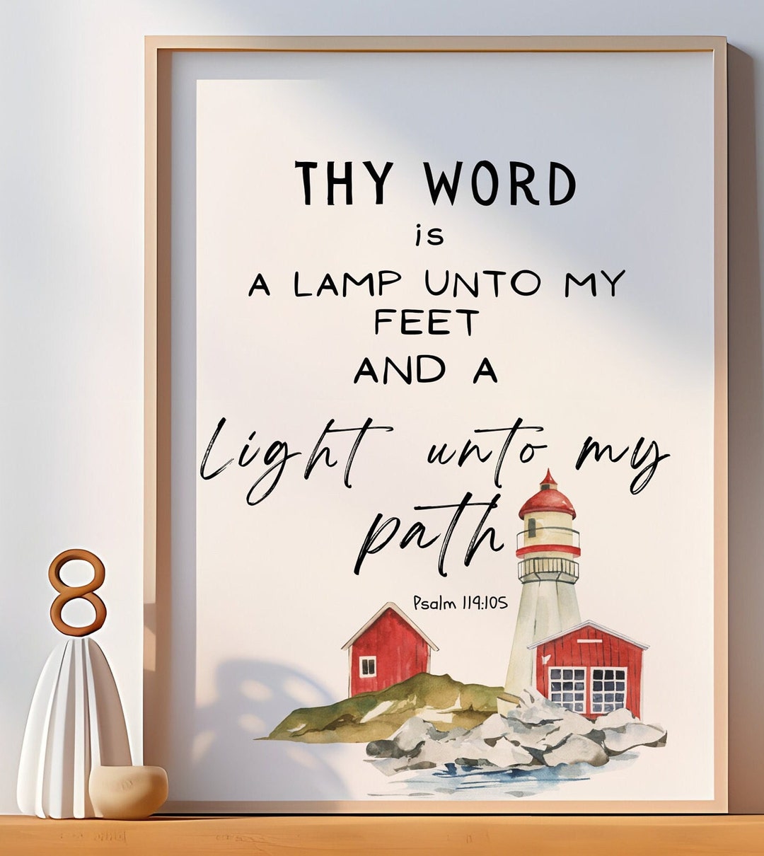 Thy Word is a Lamp to My Feet and a Light to My Path Psalm 119 105 KJV ...