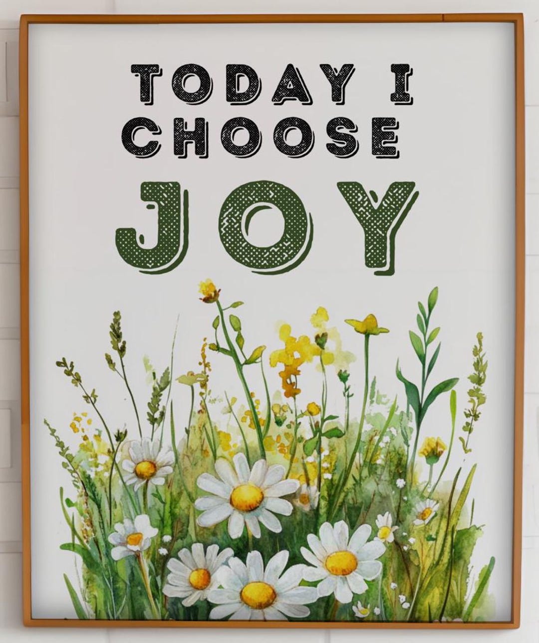 Today I Choose Joy Printable, Choose Joy Prints, Joy Art Print, Quotes ...