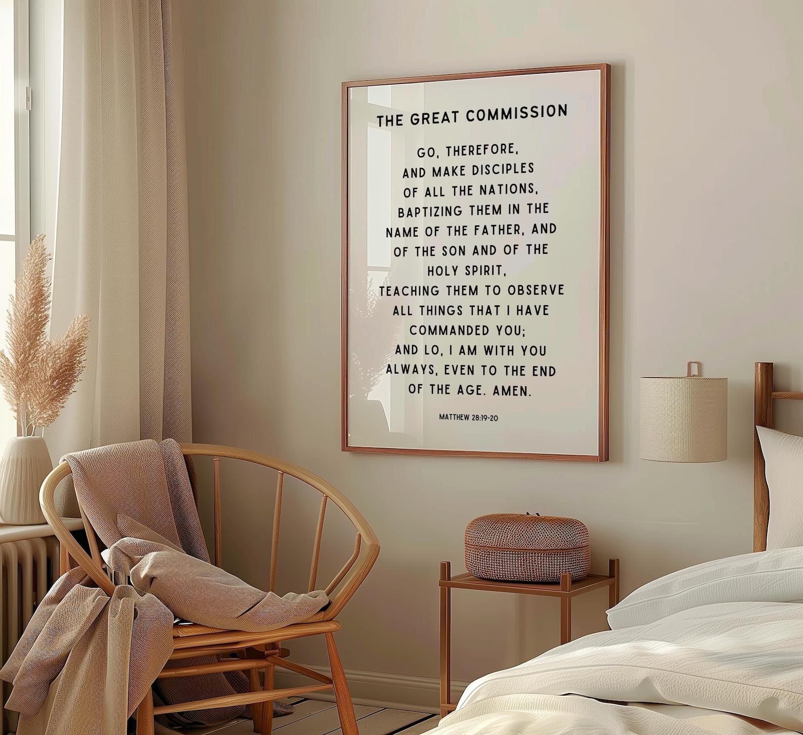 The Great Commission, Bible Verse Wall Art, Printable Scripture ...