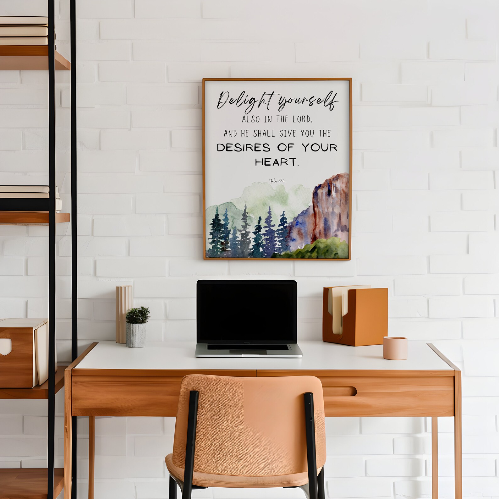 Delight Yourself in the Lord Psalm 37 4 Bible Verse Wall Art Scripture ...