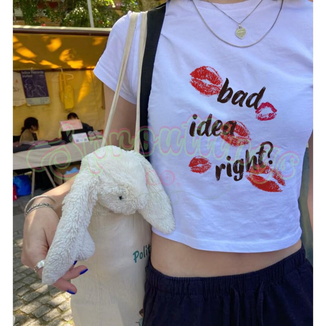 Bad Idea Right Baby Tee Olivia Rodrigo Guts Tour Merch Guts Tee Gov ...