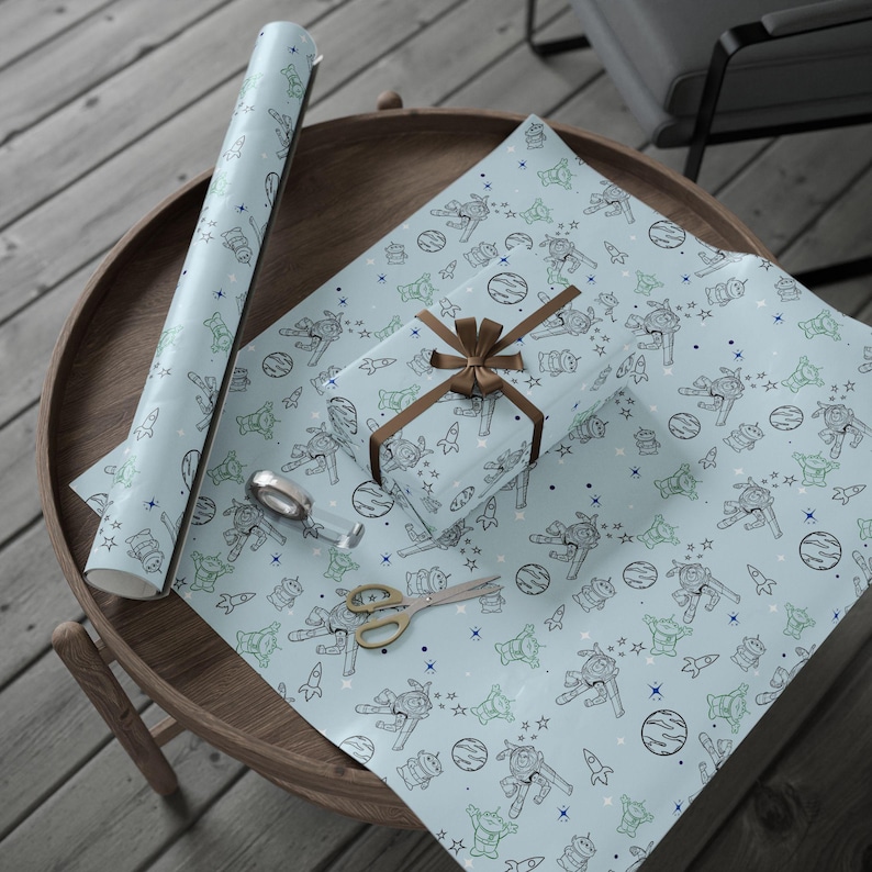 Toy Story Wrapping Paper Baby Boy Custom Toy Story Birthday Gift ...