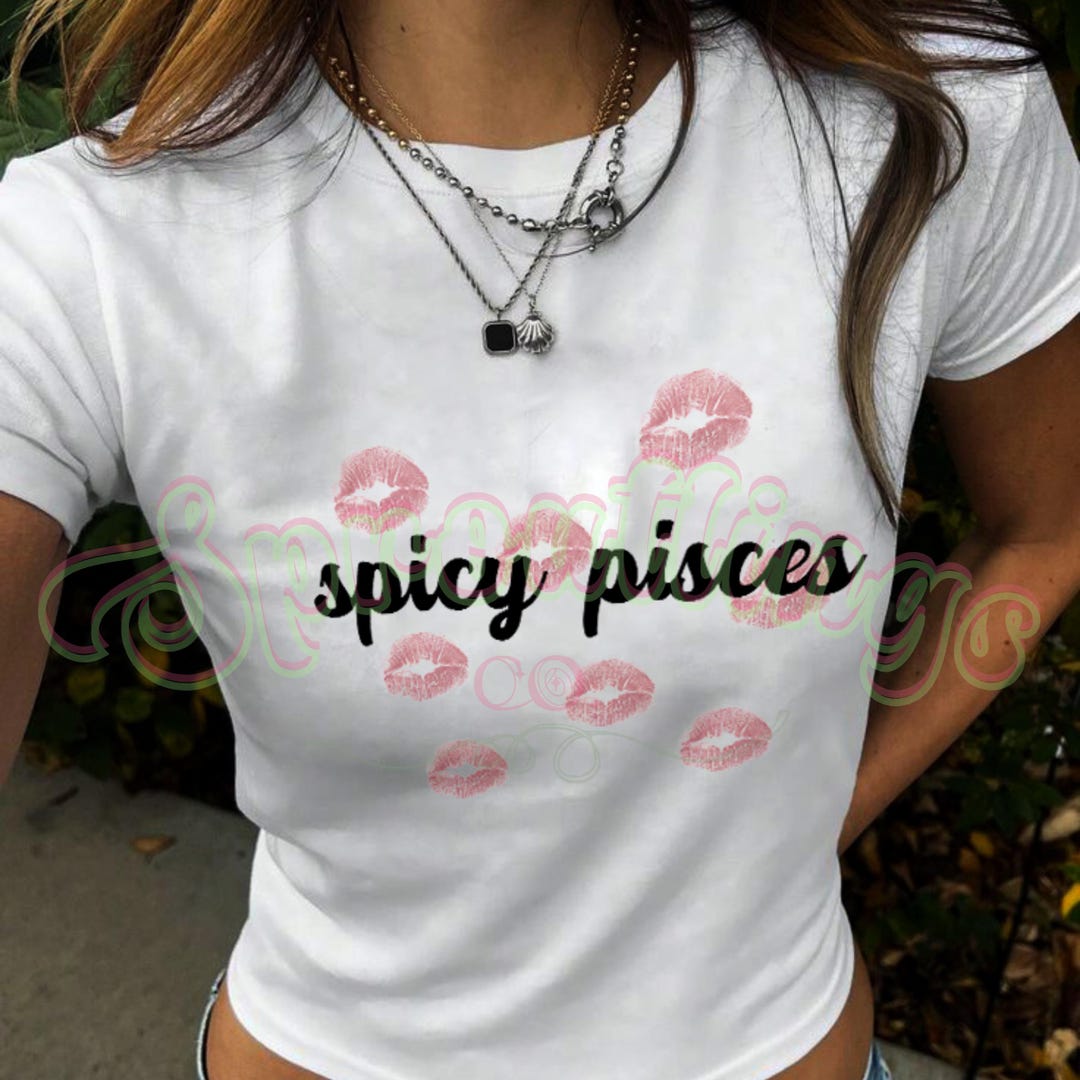 Spicy Pisces Baby Tee Olivia Rodrigo Fan Gift Guts Tour Merch Pisces ...