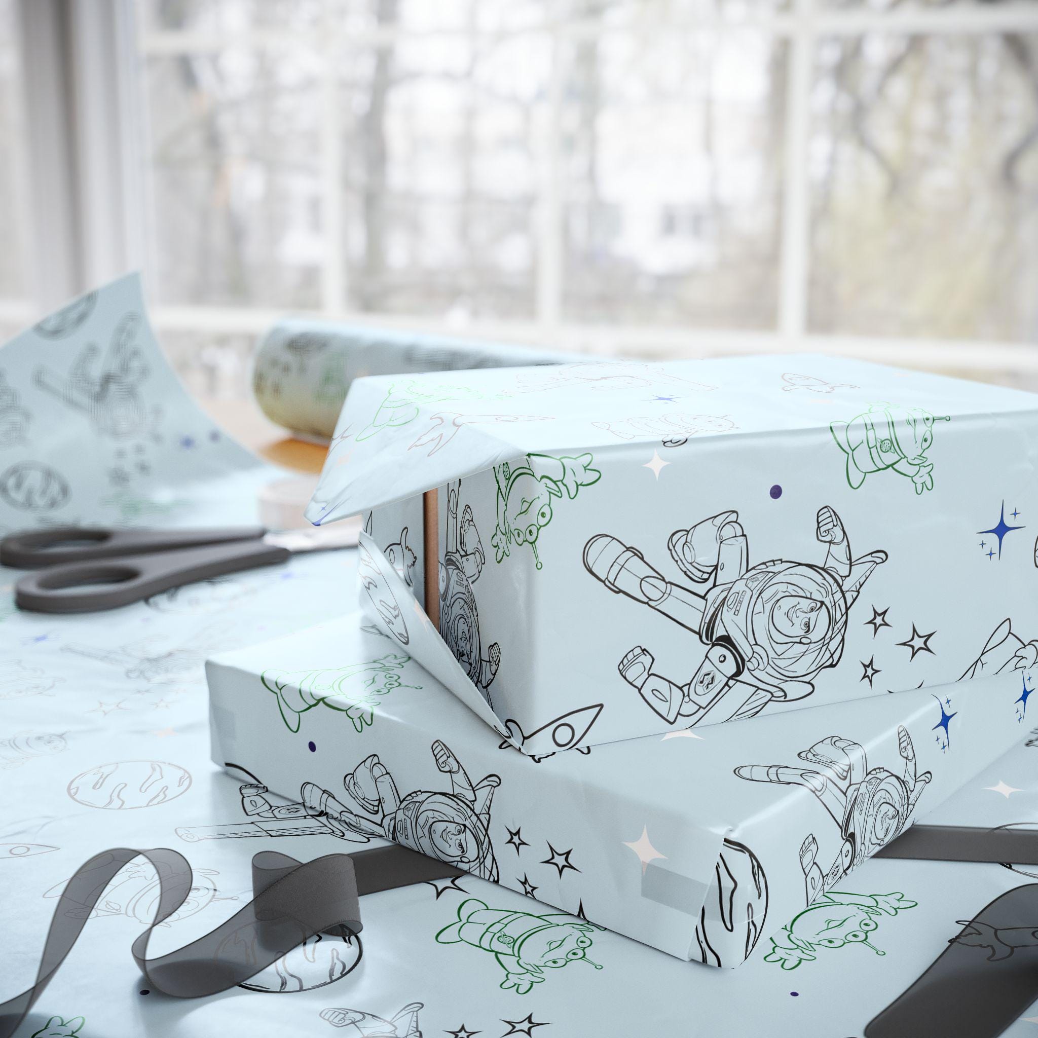 Toy Story Wrapping Paper Baby Boy Custom Toy Story Birthday Gift ...